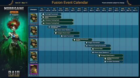Raid Event Calendar Plan Your Year Easily Raid Event Calendar Plan Your Year Easily