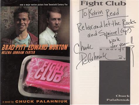 Fight Club 9780805062977 Palahniuk Chuck Books