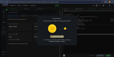 Gfg160 Geekstreak2024 Geeksforgeeks Codingchallenge Problemsolving