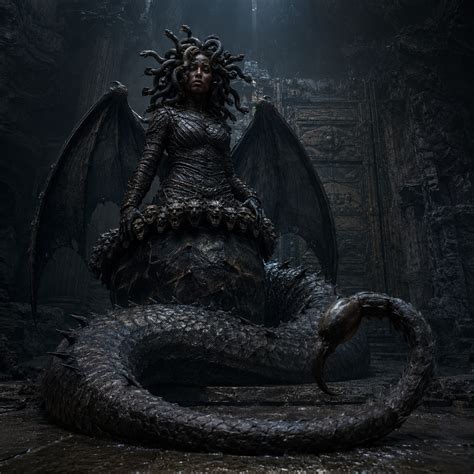 Campe She Dragon Jailer Of Tartarus In Greek Myth