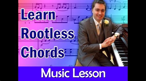 Rootless Piano Chords Music Lesson Youtube