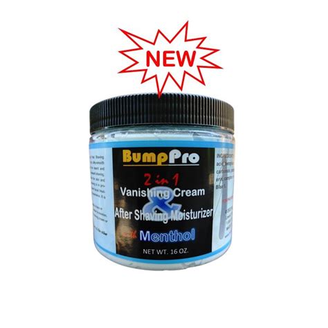 Vanishing Cream and Cream Moisturizer — BumpPro
