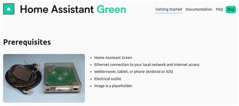 Home Assistant Green Home Assistant