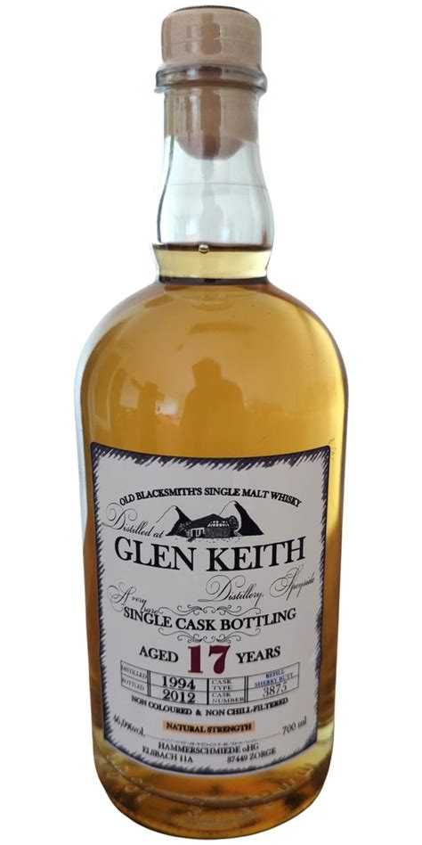 Glen Keith 1994 Hs Ratings And Reviews Whiskybase