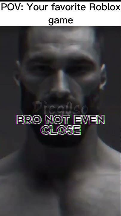 Giga Chad Meme Your Favorite Roblox Game Youtube
