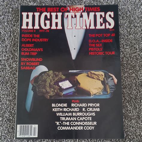 High Times Magazine The Best Of Volume 2 1977 78 Blondie Keith Richards