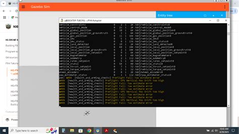 Gazebo Simulation Px4v1154 Gps Yaw Errors Even Before Take Off