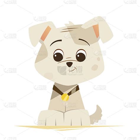 可爱的小狗狗素材 花瓣网