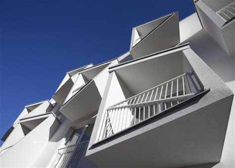 North Star Apartments By Nice Architects Features Angular Balconies