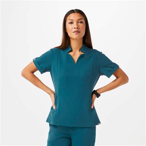 Womens Caribbean Blue Scrubs · Figs