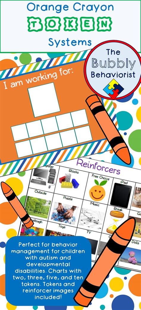 Crayon Token Reinforcement System For Classroom Management Token