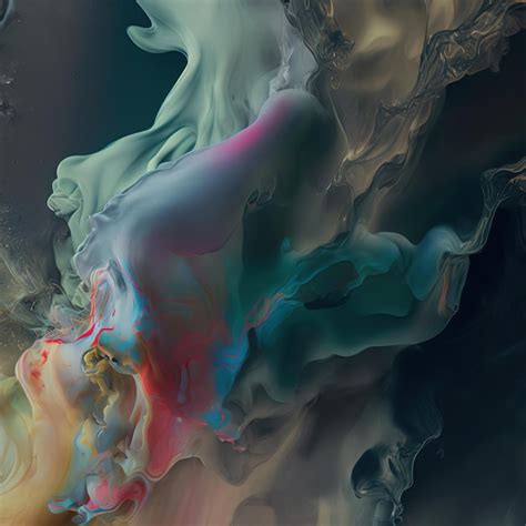 Premium Ai Image Colorful Silk Floating In The Wind Abstract Art Ai Generated