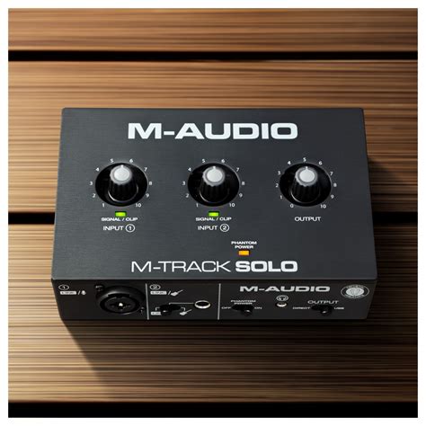 M Audio M Track Solo Channel Usb Interface At Gear Music