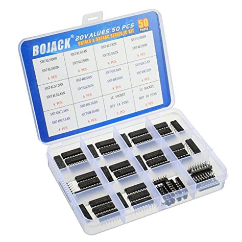 20 Values 50 Pcs Sn74ls And Sn74hc Series Low Power Logic Ic Chip Assortment Kit