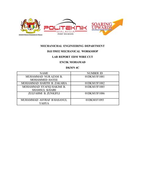 Edm Wire Cut Report Docx Jewelry Making Arts And Crafts