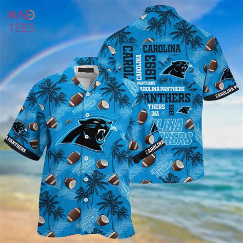 Blue Tropical Carolina Panthers Nfl Hawaiian Shirt Summer 2023 Aopprinter