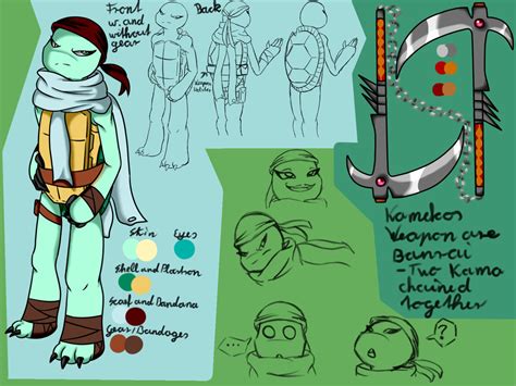 Tmnt 2012 Oc Kameko The Sea Turtle Outdated Ref By Pastelltofu On Deviantart