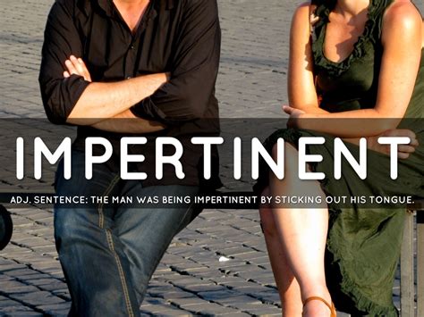 Impertinent Meaning Vocabulary At James Buckler Blog