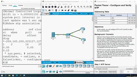 10 3 4 Packet Tracer Configure And Verify Ntp Techacad