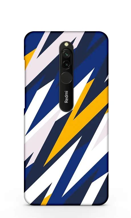 Yellow Blue Pattern Xiaomi Redmi Mobile Cover
