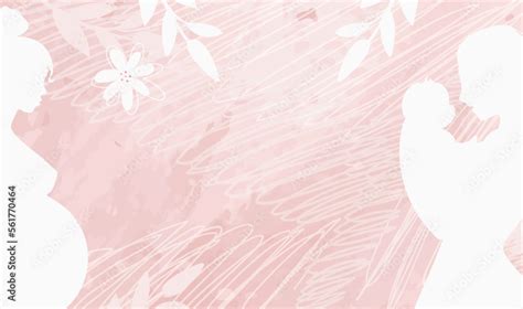 Pregnancy And Motherhood Modern Banner With Copy Space White