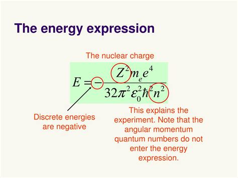 Ppt Understanding Hydrogens Wave Functions And Energies Powerpoint