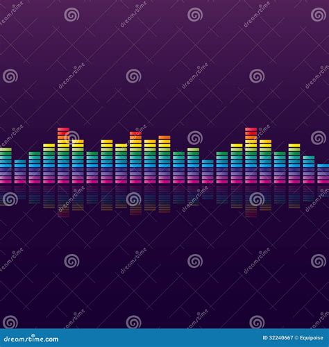 Spectrum Analyzer Equalizer Icon Cartoon Vector CartoonDealer