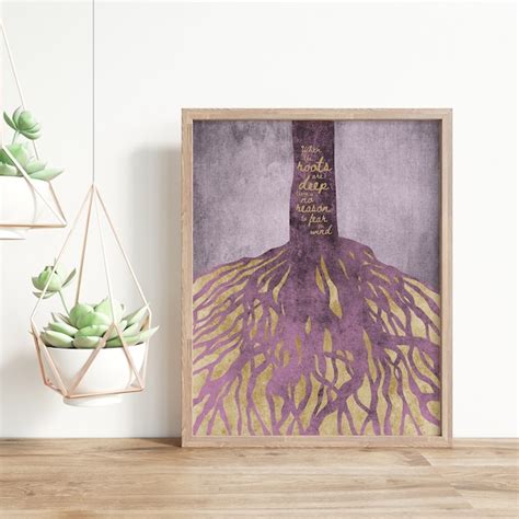 Tree Roots Wall Art Etsy