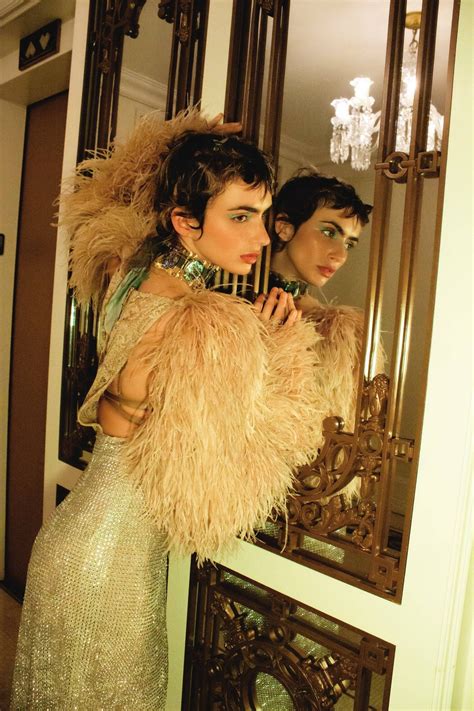 Zoë Bleu For Gucci 2022 ★ Celebrity Style Single Dress Boat Neck