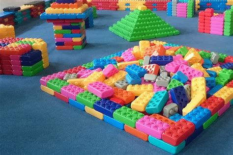 Blocs De Construction Géants Carton De 106 Briques Xxl