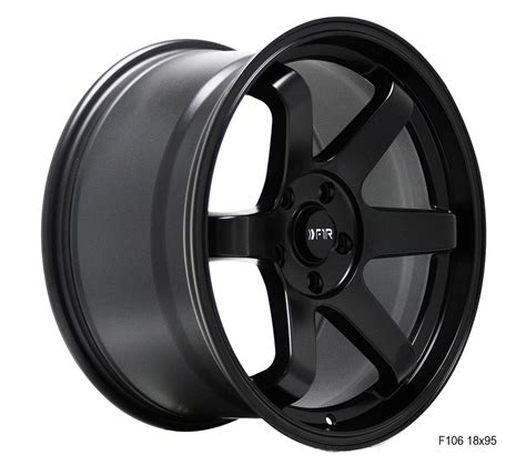 18x85 35 F1r F106 5x1143 Satin Black Wheels Set Of 4 Ebay