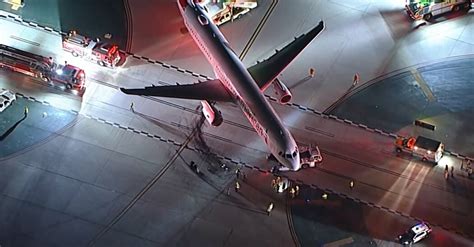Plane And Bus Collide At Los Angeles Airport Injuring 5 Officials Say