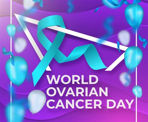 World Ovarian Cancer Day Poster Vector Art And Graphics