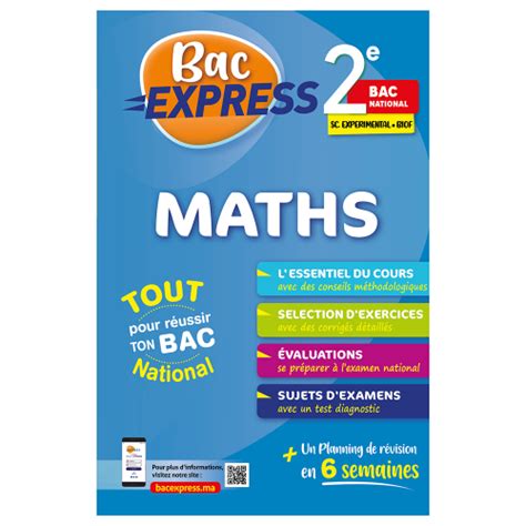 Bac Express 2bac Maths Sc Ex Nova Bureau