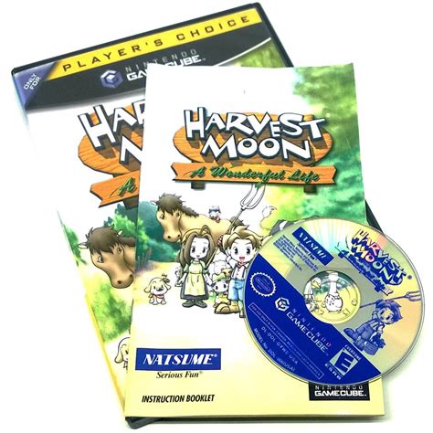 Harvest Moon A Wonderful Life Nintendo Gamecube Game