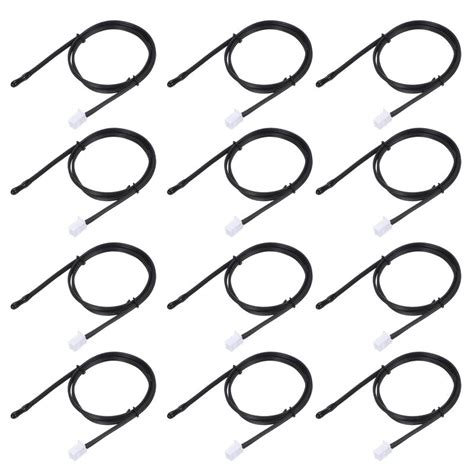 Patikil 10k Ntc Temperature Sensor 12 Pcs 157 Inch 1 3950 Waterproof