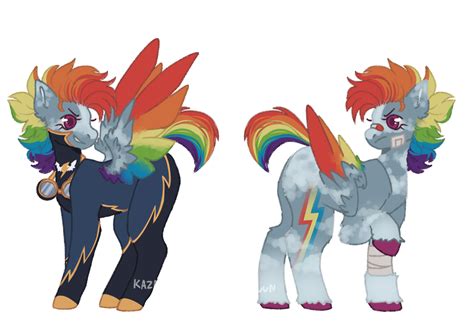 Mlp Redesign 1 Rainbow Dash By Kazmuun On Deviantart