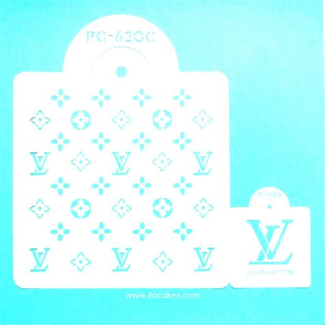 Louis Vuitton Logo Stencil For Cakes At Flora Blunt Blog