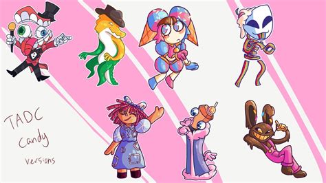 The Amazing Digital Circus Candy Stickers Etsy