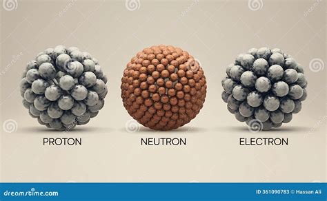 Proton Atom Types Stock Illustration 321031024