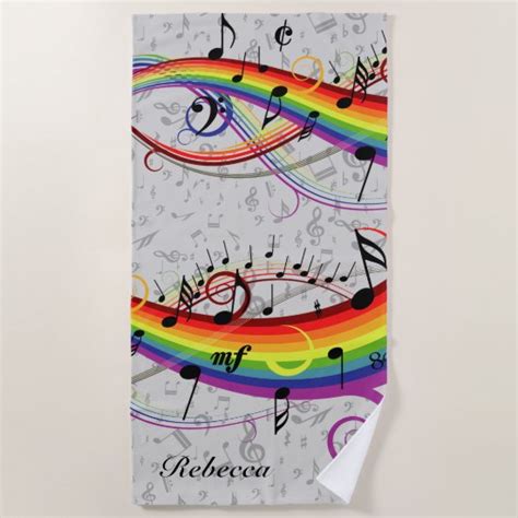 Music Themed Beach Towels Ts For Musicians And Music Lovers