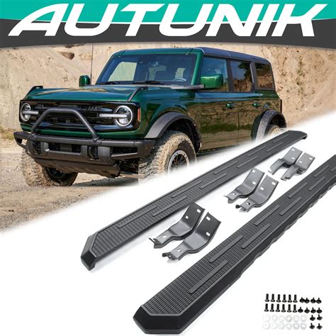 Side Steps Bars For Ford Bronco 4 Door 2021 2024