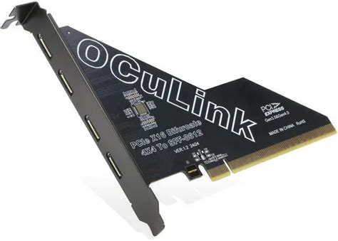 Riitop Pcie To Oculink Adapter [4 Port] Pcie 4 0 X16 To Sff 8612 Sff