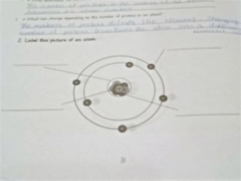Labeling An Atom Diagram Studyx