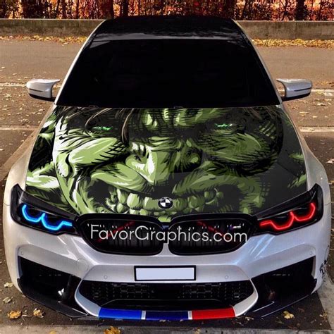 Incredible Hulk Decal Vinyl Car Hood Wrap Sticker Favor Graphics