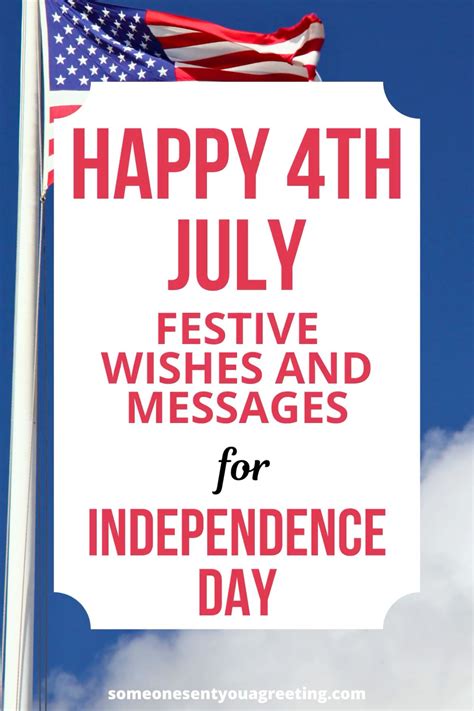 Best 13 Happy Fourth Of July Wishes And Messages Artofit