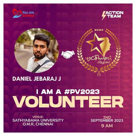 daniel jebaraj j on linkedin puratchiyalar virudhugal 2023 sathyabama university…