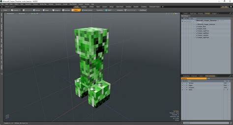 Modelo 3d Personaje Creeper De Minecraft Turbosquid 2292418