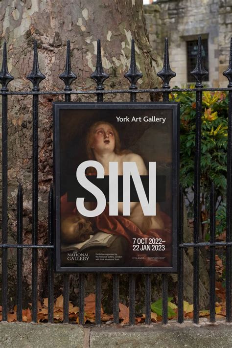 York Art Gallery • Sin • Exhibition Design And Brand • Journal