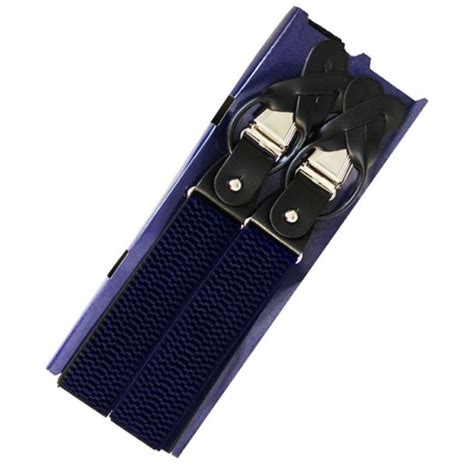 Wholesale Basket Weave Navy Buttoned Braces 35mm Uk Wholesaler And
